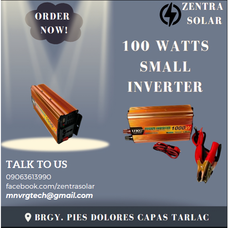 1000w Small Inverter by Zentra Solar | Shopee Philippines