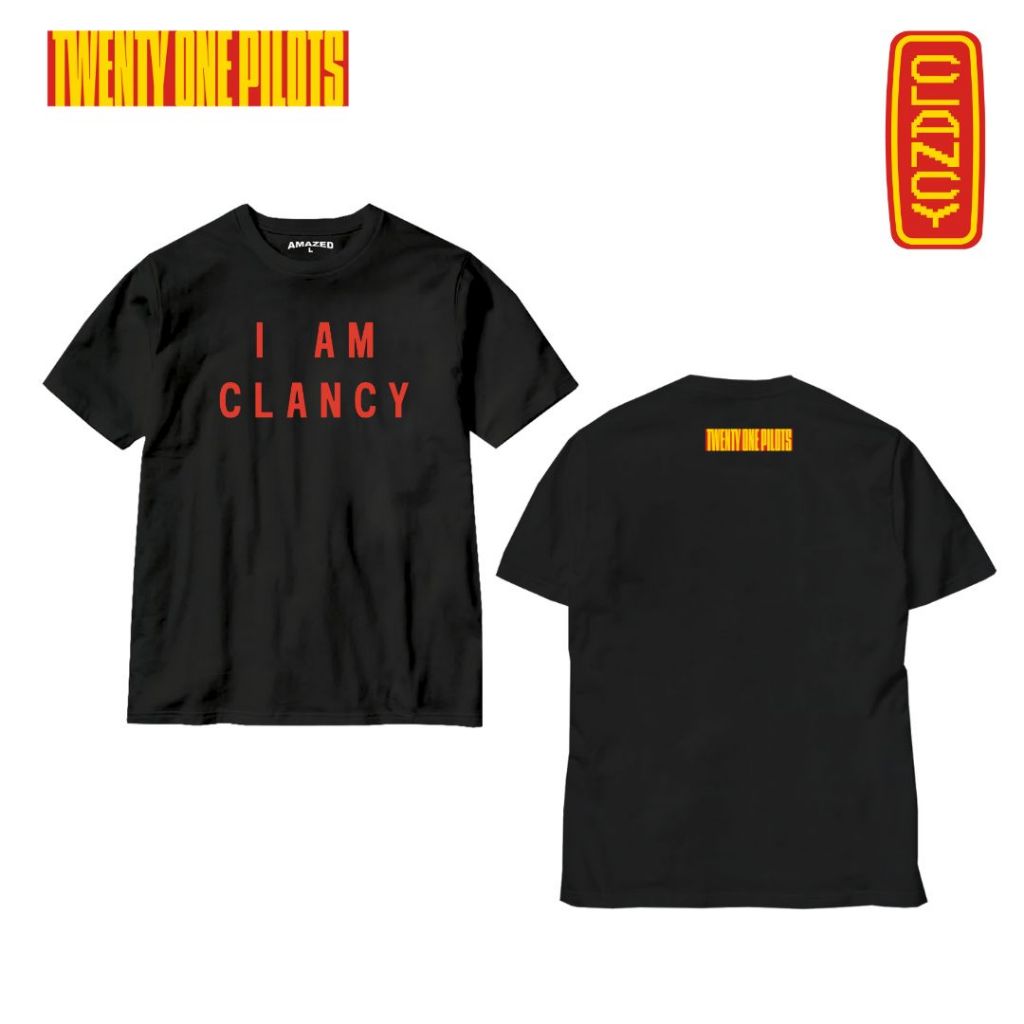 Twenty One Pilots Shirt I am Clancy T-Shirt | Amazedph | Shopee Philippines