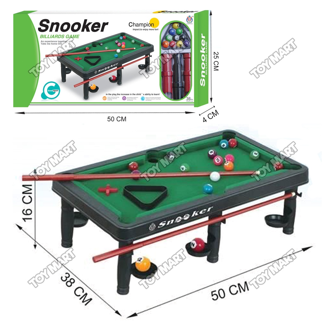 Kids Billiard Pool Table American Snooker Suitable for 36+ months kids ...