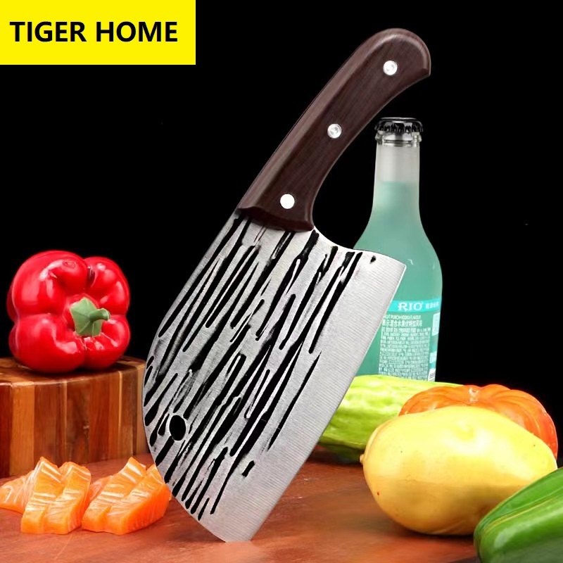 Japanese Knife Kitchen Knife Traditional Handmade Chef's Chopper ...