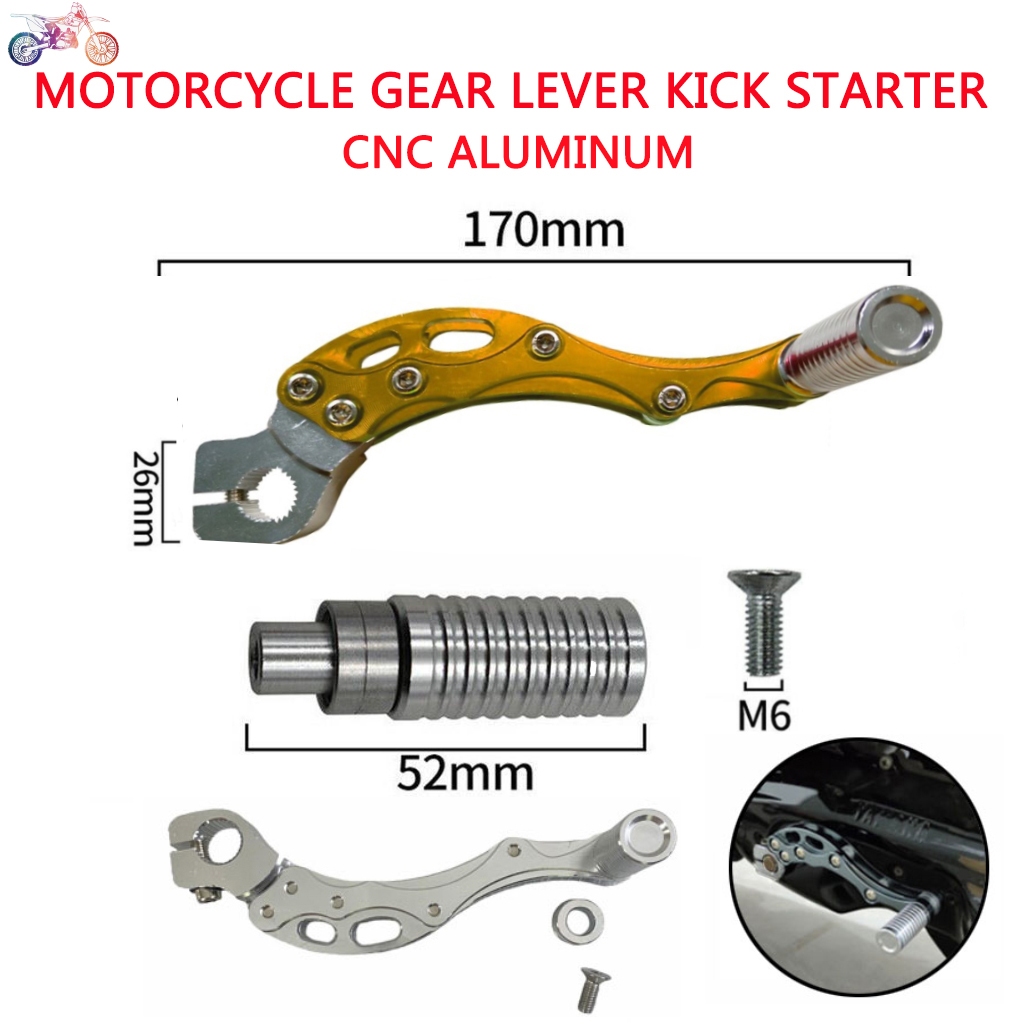 Universal 170MM Engine Motorcycle Gear Lever Kick Starter / Single ...