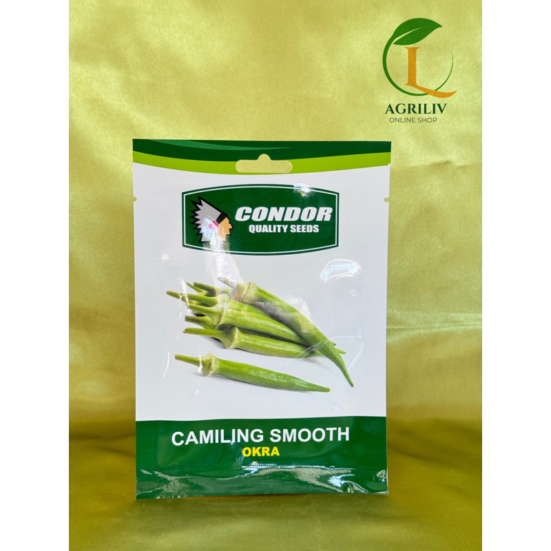 CAMILING SMOOTH Okra Seeds (Condor Quality Seeds) | Shopee Philippines