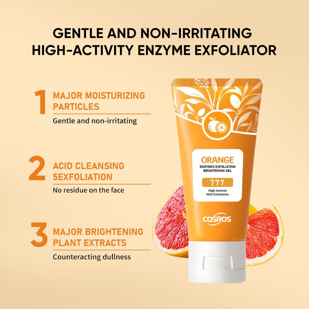 Orange Exfoliating Whitening Gel Facial Scrub For Face Body Blackhead ...