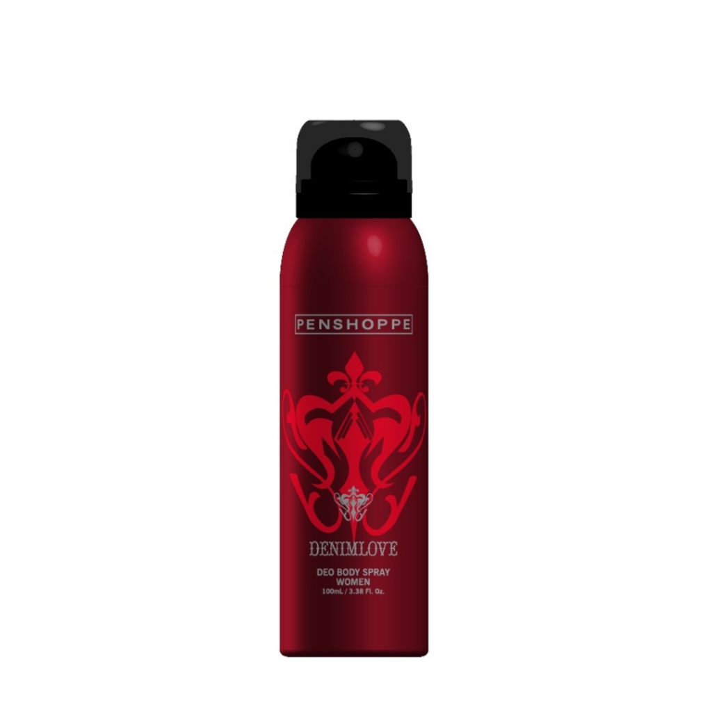 PENSHOPPE Deodorant Body Spray Denim Love Women 100ml | Shopee Philippines