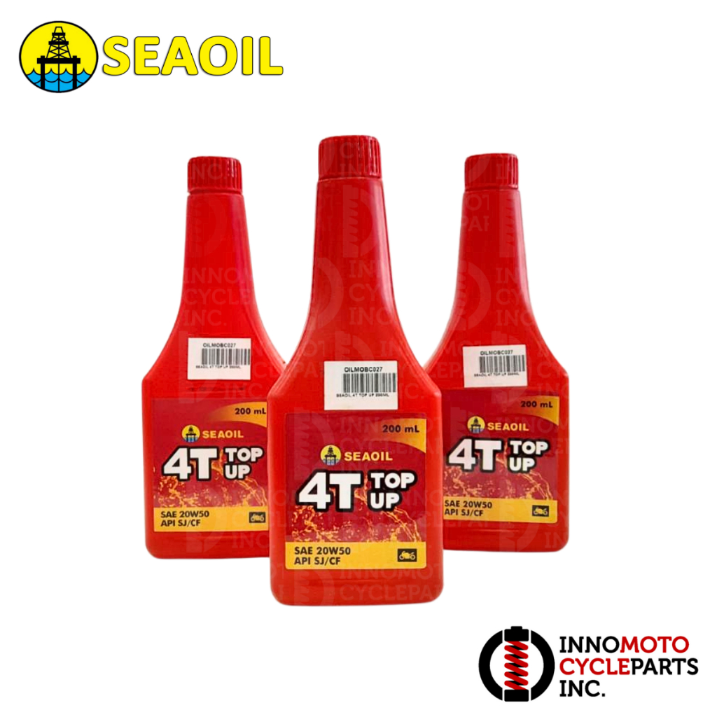 SEAOIL 4T TOP UP 200ML SAE 20W50 API SJ/CF - Innomoto | Shopee Philippines