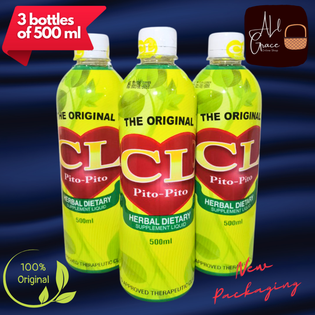 CL Pito Pito Herbal Dietary Drink 3 Bottles 500ml, CL Pito-Pito, CL ...