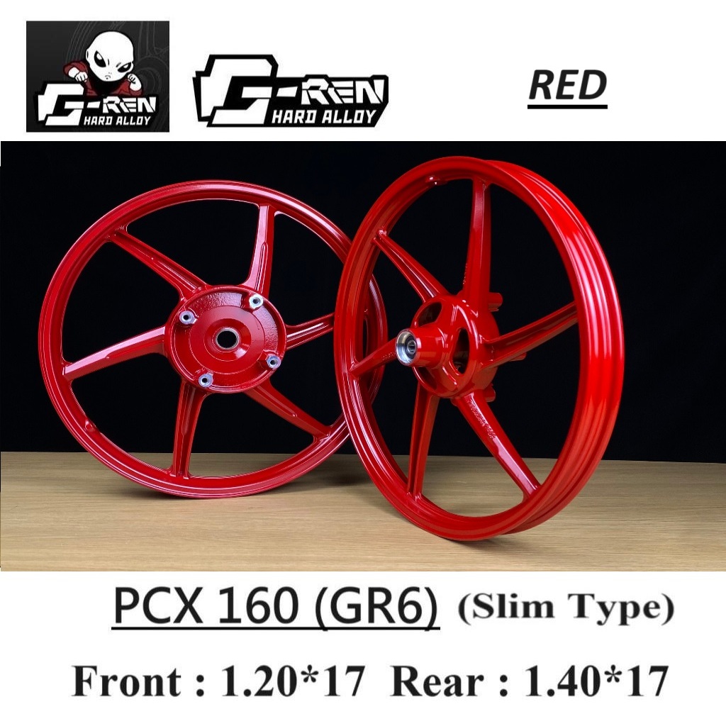 {GCF} G-Ren Mags GR6 For PCX 160 Slim Type By17 (Made In Thailand ...