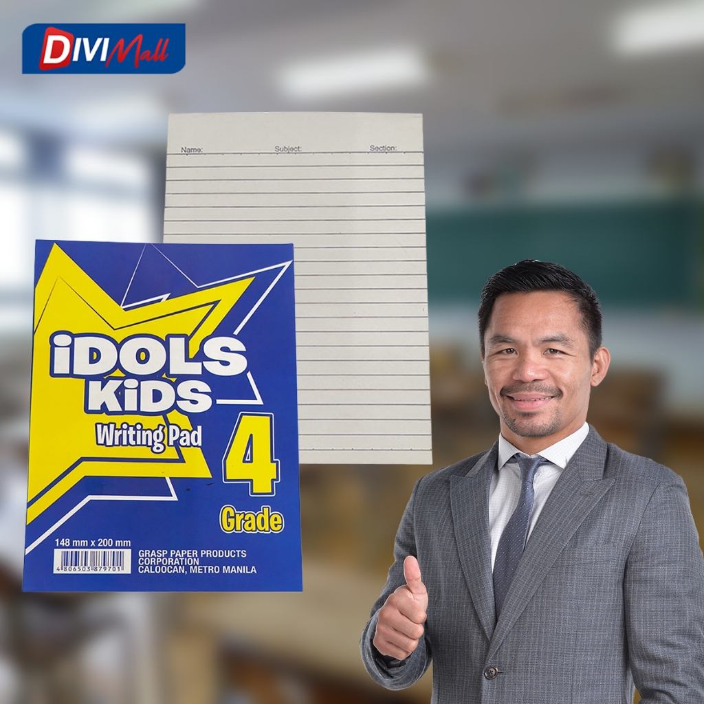 Grade 4 Writing Pad Paper 148*200 (Idol Kids) | Shopee Philippines