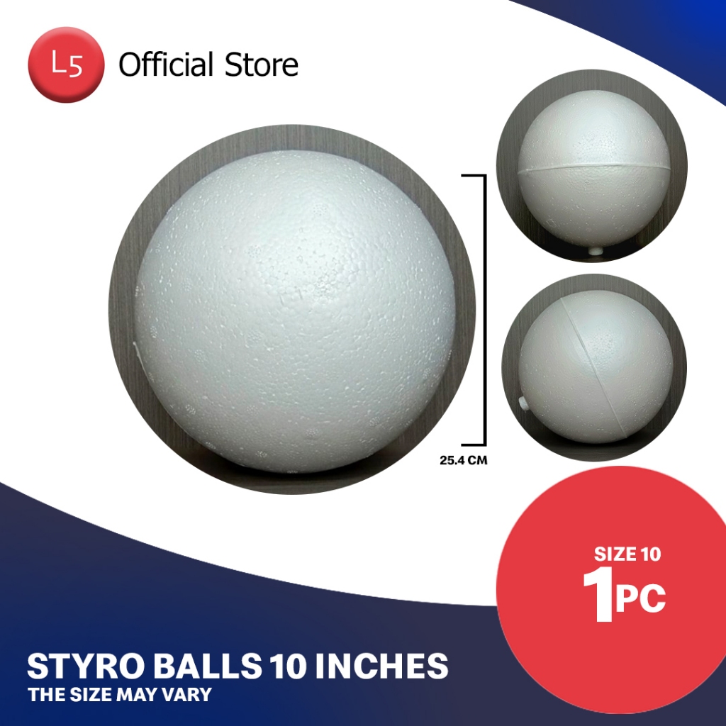 Styro Ball 10 inches (1pc) | Shopee Philippines