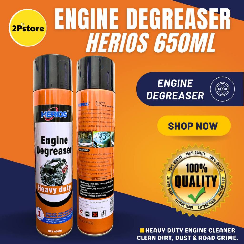 ENGINE DEGREASER HERIOS HEAVY DUTY 650ML | Shopee Philippines