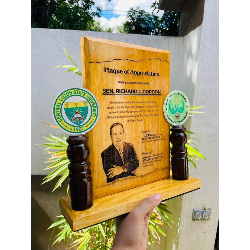 Wood Engrave Plaque - Elegant Token for Guest Speaker - Awarding ...