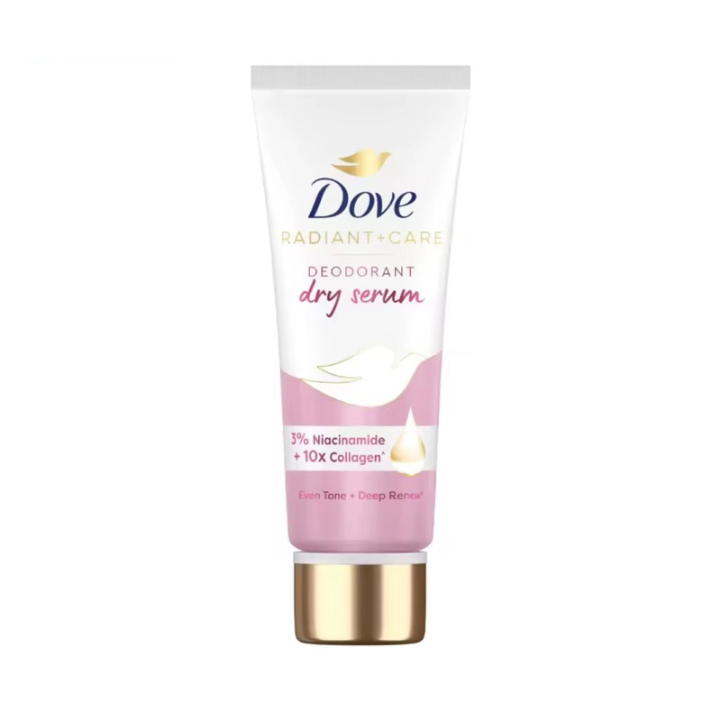 Dove Radiant + Care Deodorant Dry Serum 3% Niacinamide 10x Collagen | Shopee Philippines