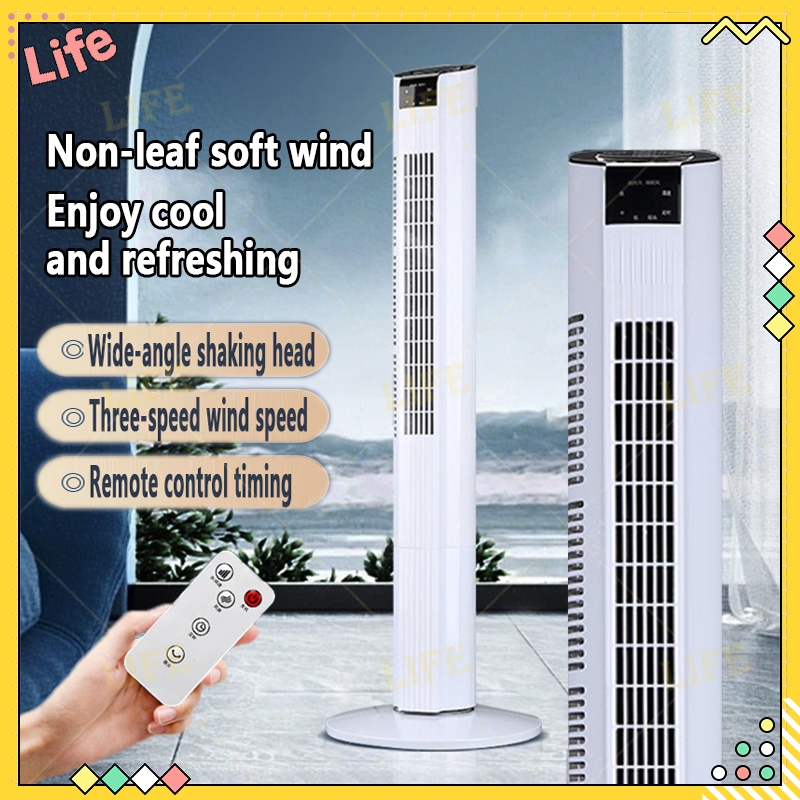 Tower Fan Bladeless Electric Fan Inverter With Remote Control Tower Fan ...