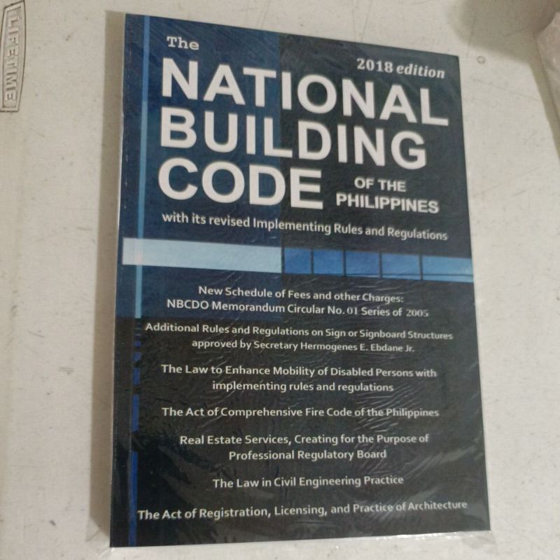 the national building code of the philippines 2018 edition | Shopee ...