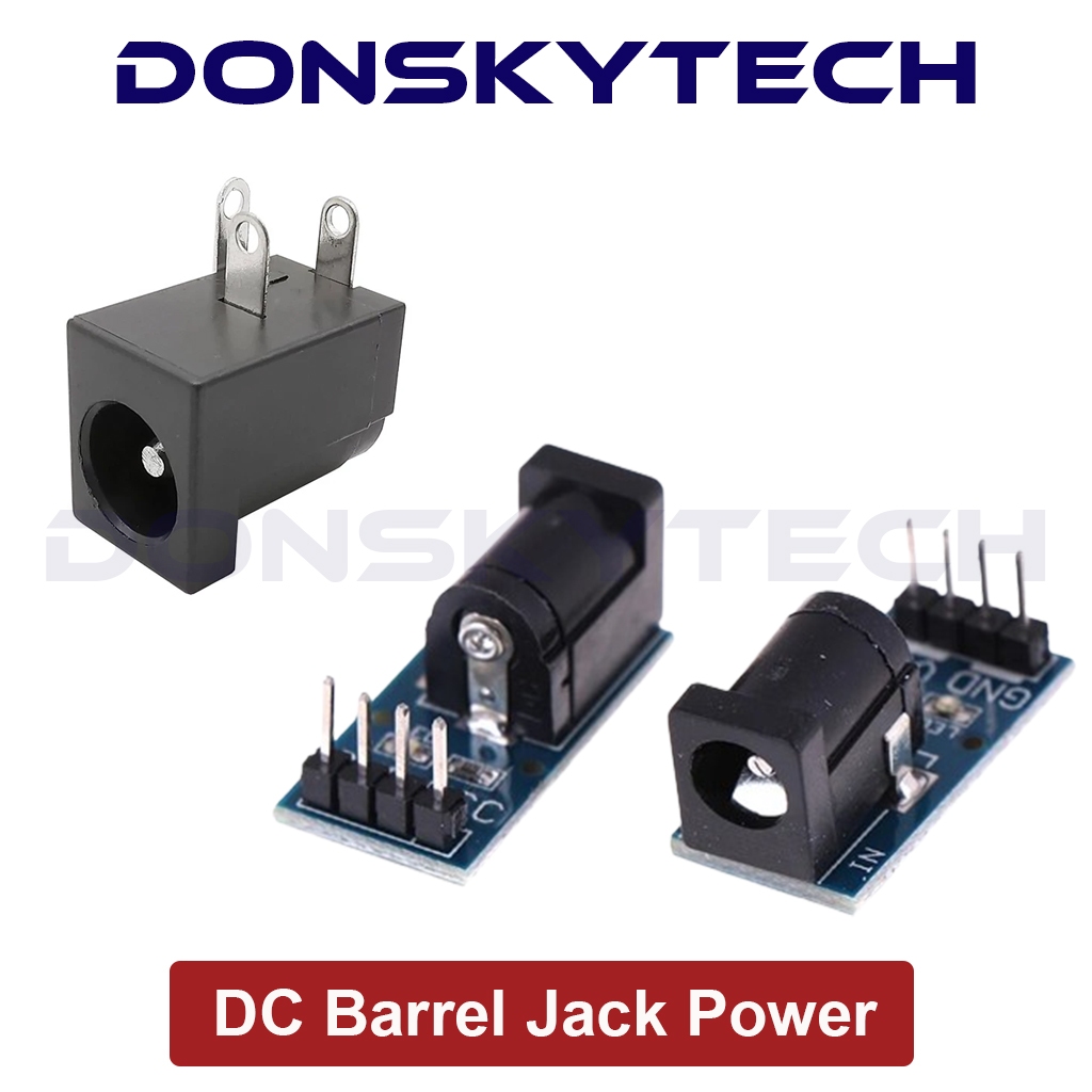 DC Power Jack Socket DC Barrel Jack and Adapter Plate Module DC-005 DC005 | Shopee Philippines