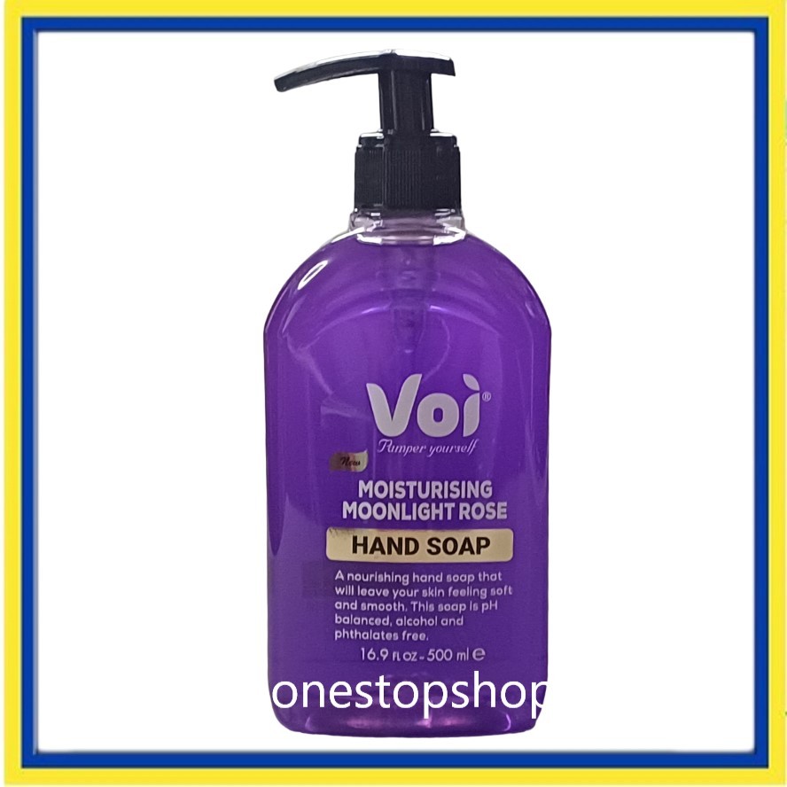 Voi Moisturizing Hand Soap Moonlight Rose 500mL | Shopee Philippines