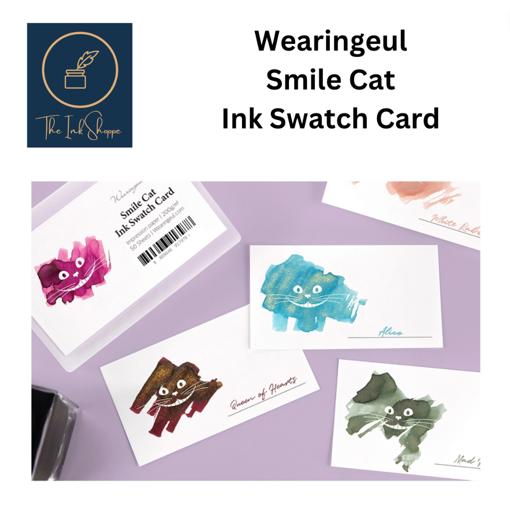 Wearingeul Smile Cat Ink Swatch Card (50 sheets) | Shopee Philippines