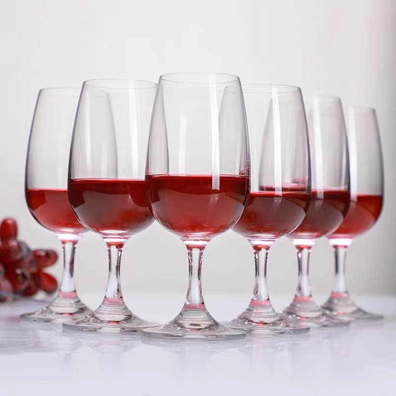 MS GLASS crystal Goblet Glassware Unleaded dwarf leg glass wine glass ...