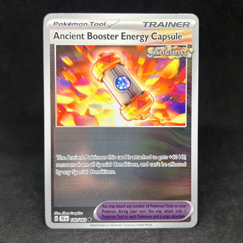 Pokemon TCG Ancient Booster Energy Capsule Reverse Holo 140/162 2024 ...
