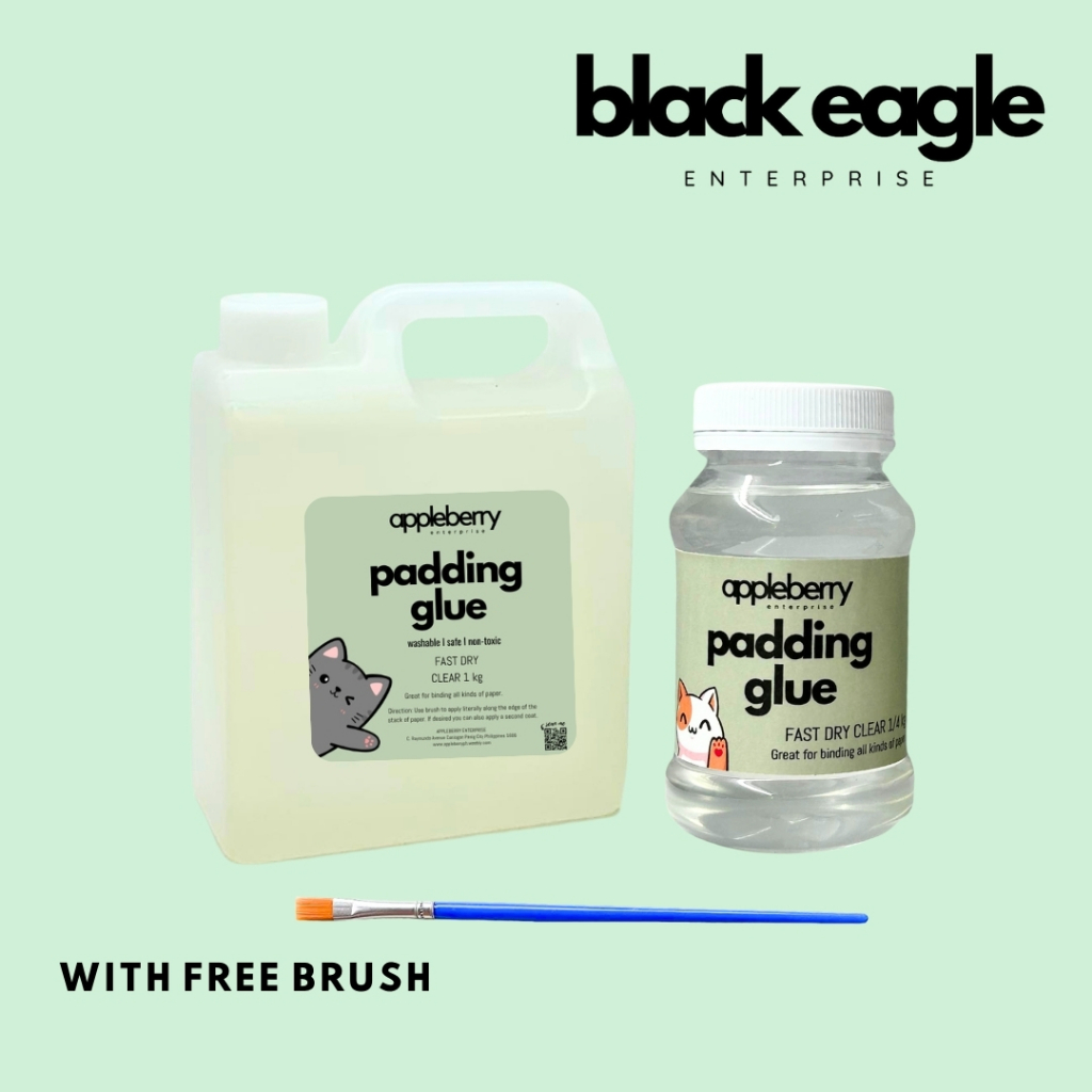 Padding Glue CLEAR ( for DIY Notepad ) FREE BRUSH | Shopee Philippines