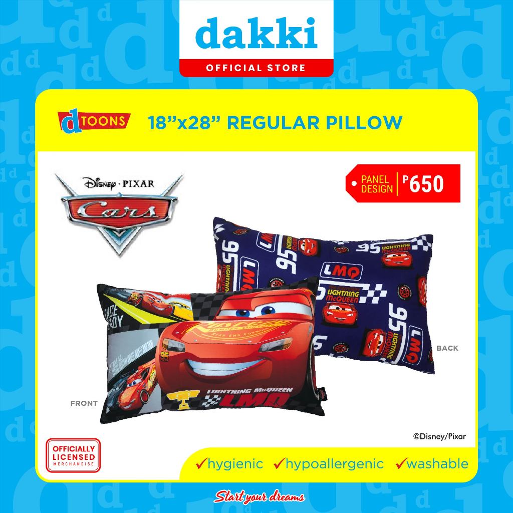 Dakki 18"x28" Cars Race Regular Pillow | Shopee Philippines