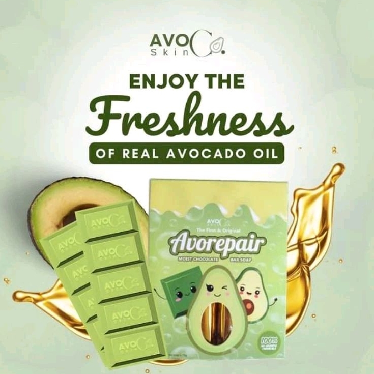 Avo Skin Co. AvoRepair Moist Chocolate Bar Soap - 2 bar soaps in a box ...