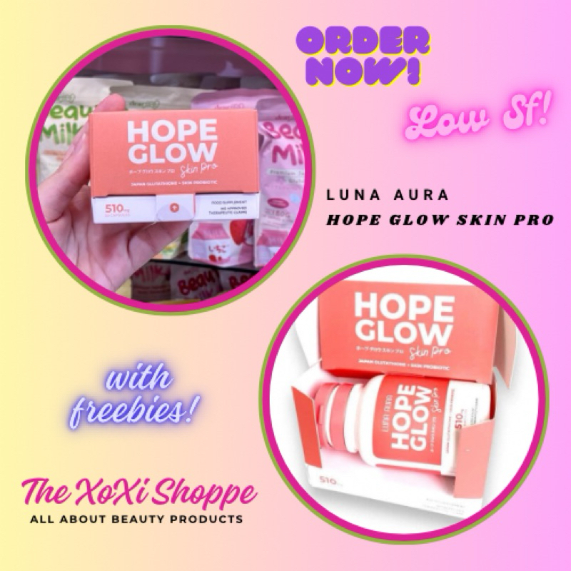 Luna Aura Hope Glow Skin Pro 30caps | Glutathione | Skin Probiotic ...