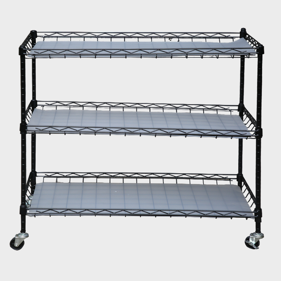 Otto 3-tiers Wire Carts Shoe Organizer Book Organizer | Shopee Philippines