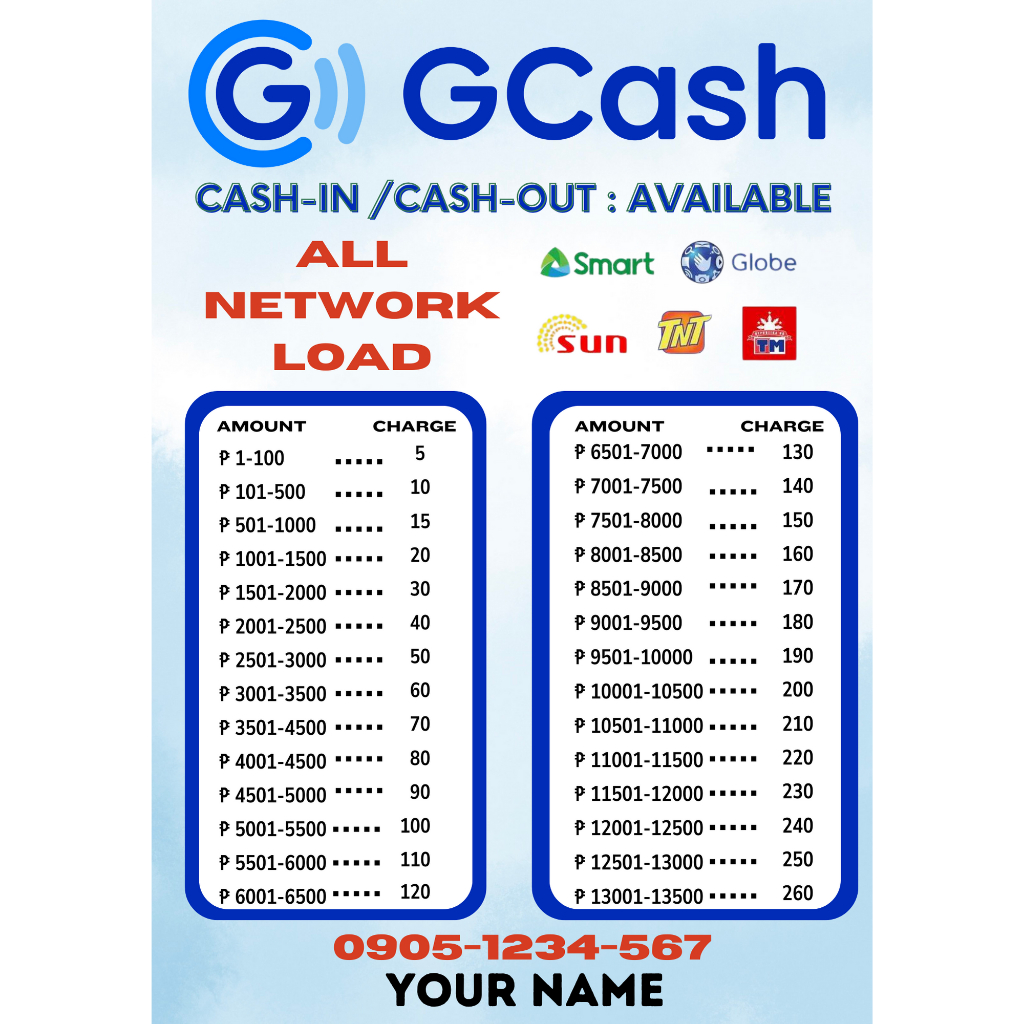LAMINATED GCASH and MAYA SIGNAGE | Shopee Philippines