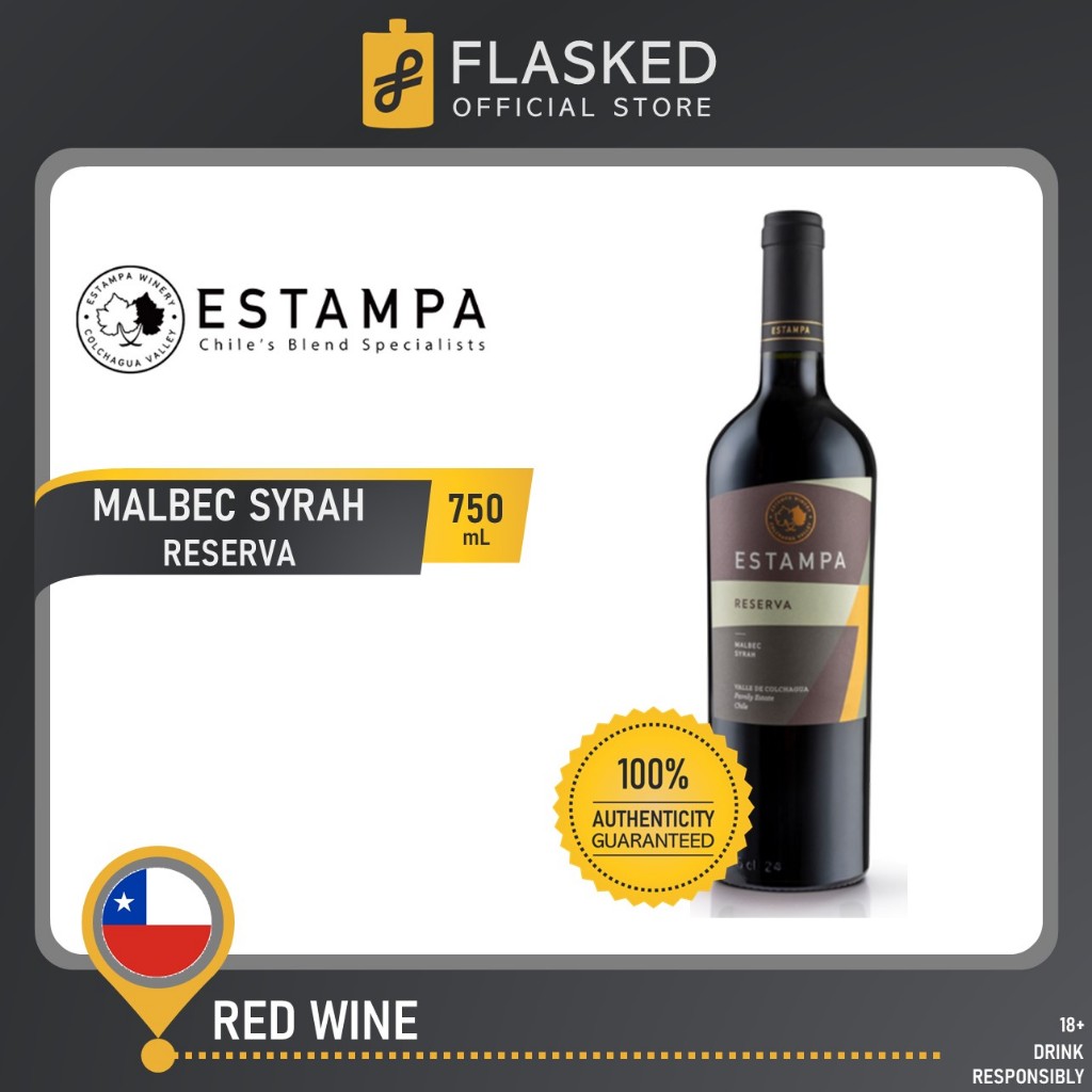 Estampa Reserva Malbec Syrah 750mL | Shopee Philippines