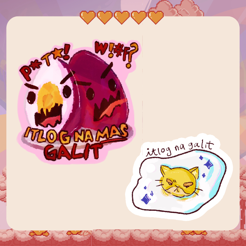 Itlog na Galit | Itlog Maalat na mas galit || Cute Cat Waterproof Vinyl ...