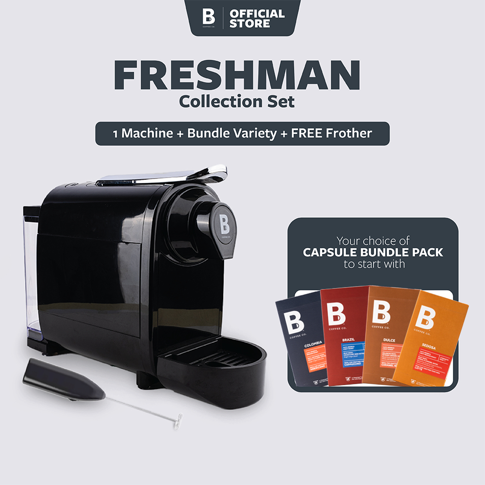B Coffee Co. Collection Set - 1 Freshman Machine + Packs of Choice ...