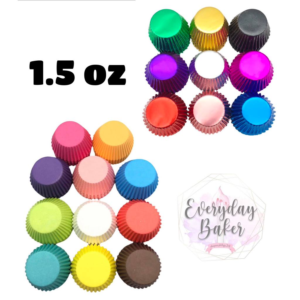 EVERYDAY BAKER- 1.5oz 100 PCS Paper Cupcake Liner - (Paper/Foil ...