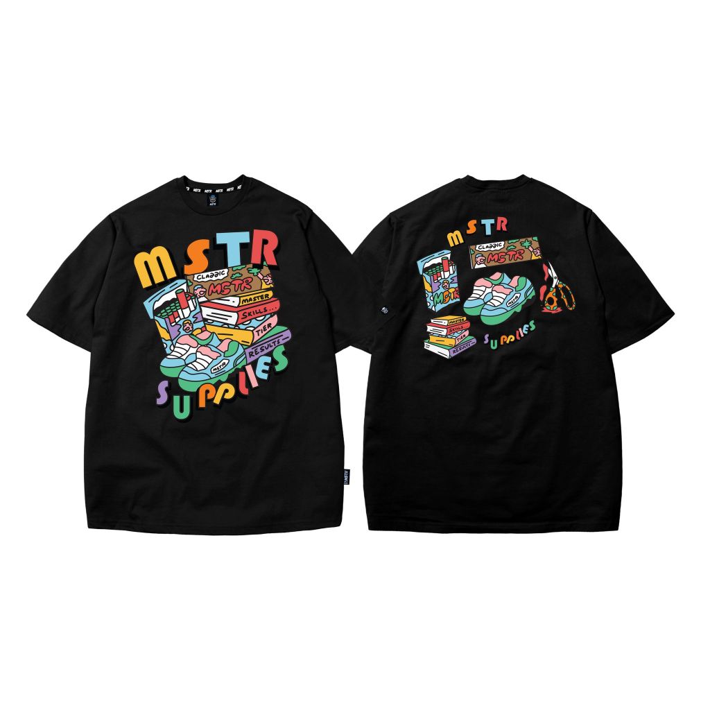 MSTR CO. - ACTIVITIES COLLECTION "SUPPLIES" Men T-Shirt (Black ...