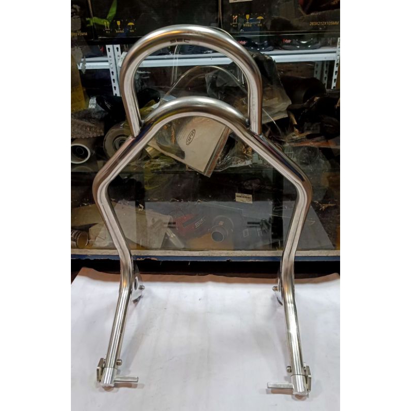 Motorcyle Paddock Stand Stainless Steel Spoon type (SEC) | Shopee ...