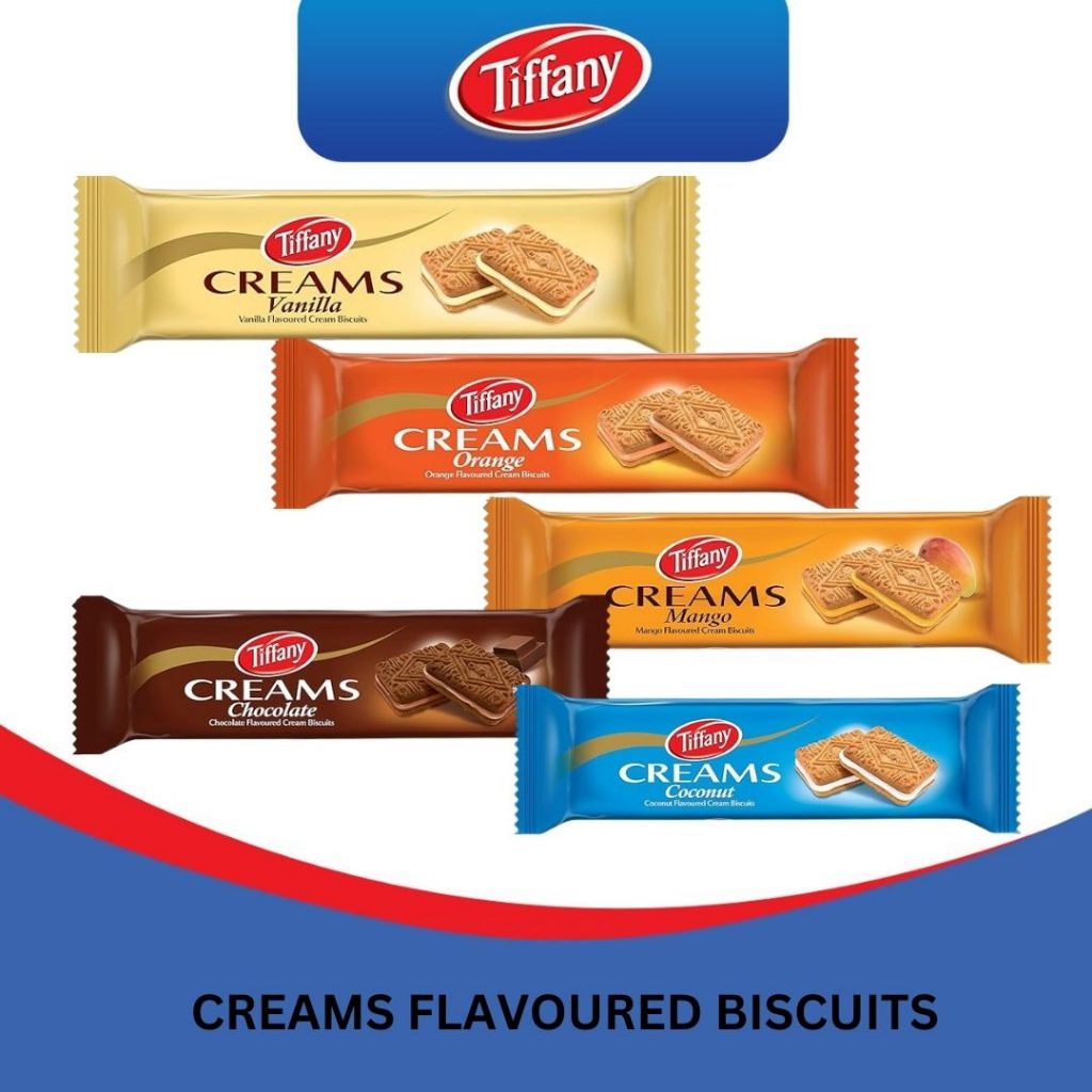 TIFFANY Creams Flavoured Cream Biscuits 80g | Shopee Philippines