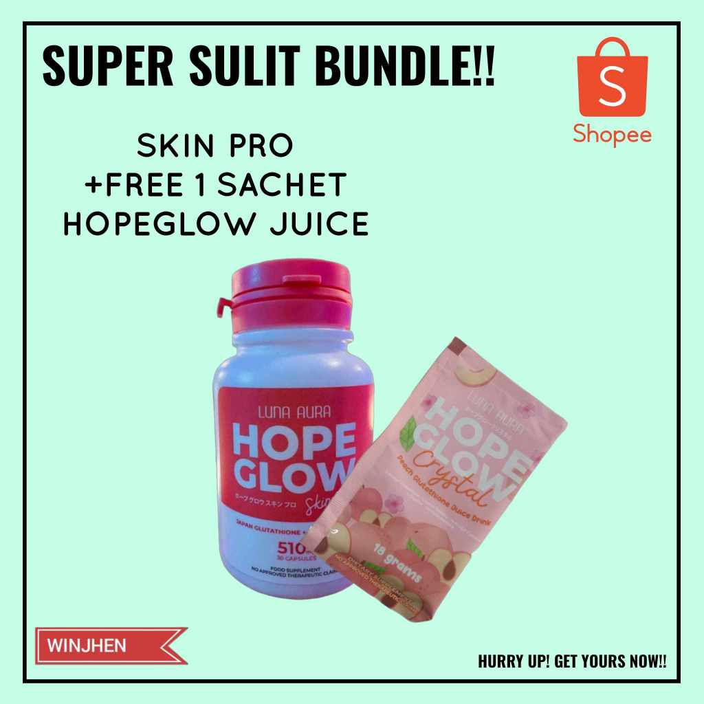 LUNA AURA HOPE GLOW SKIN PRO BIGGIE MINI CLASSIC ~ FREE CRYSTAL GLOW 1 ...