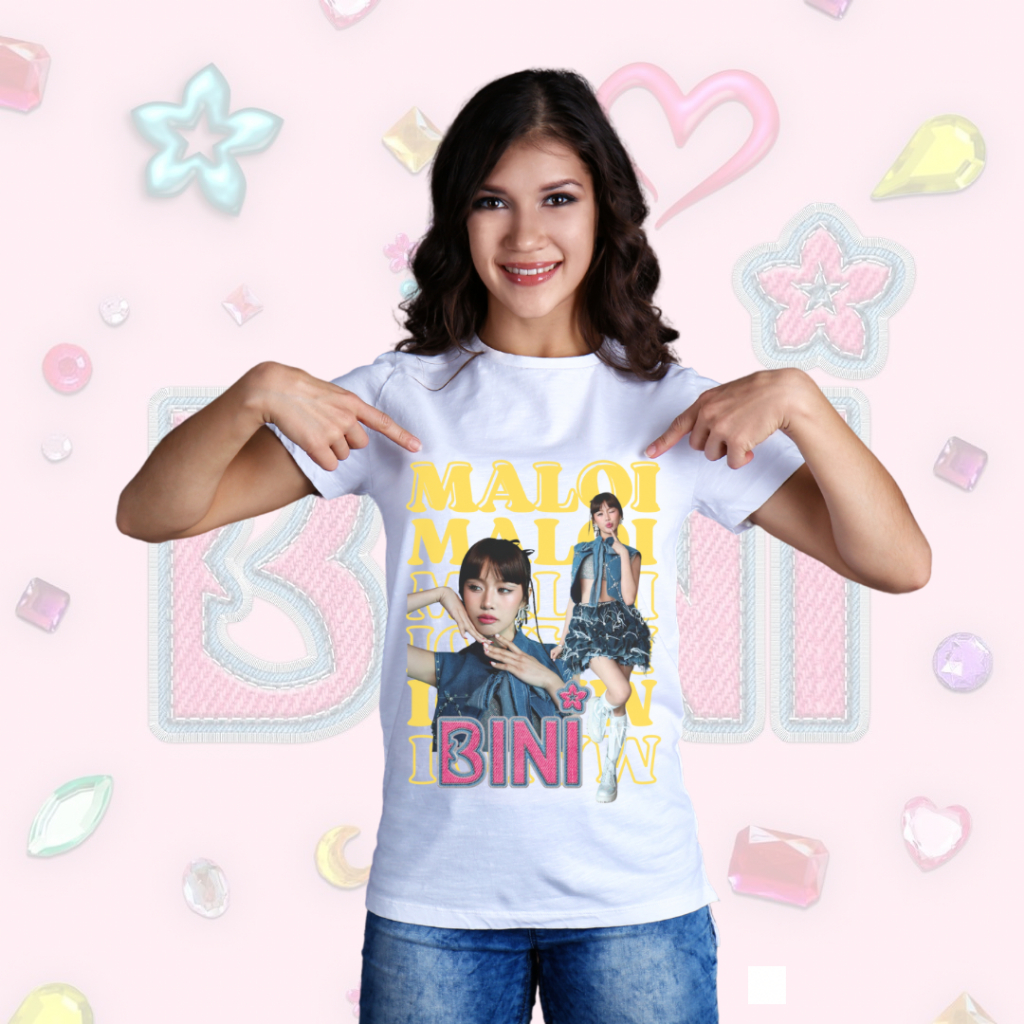 BINI SHIRT / BINI P-POP GROUP / FAN MADE BINI SHIRT / AIAH,COLET,GWEN ...