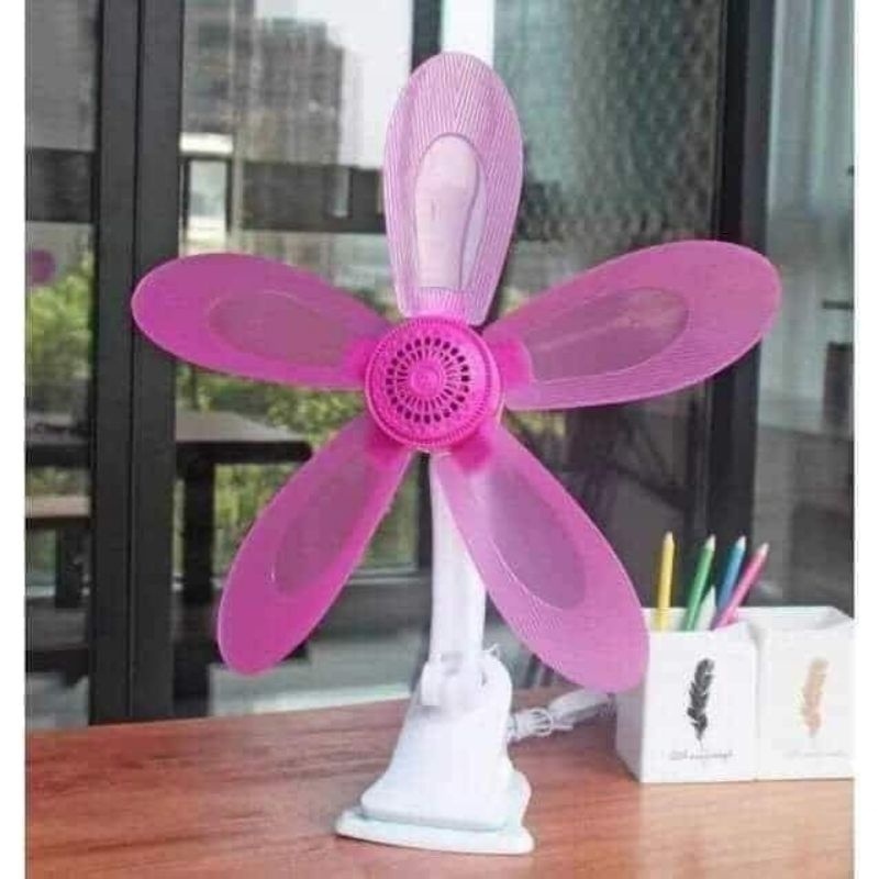 Big Size 5 Blades Clip Fan Table Clip Fan Electric Fan | Shopee Philippines