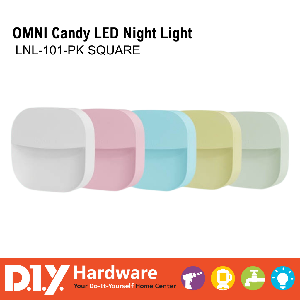 OMNI Candy LED Night Light - LNL-101-PK SQUARE | Shopee Philippines