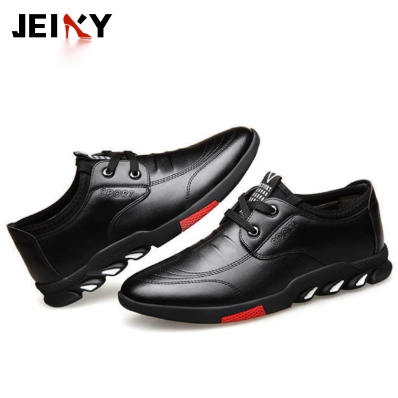 JEIKY. Men's Office Formal & Casual PU Leather Shoes #M861 (Standard ...