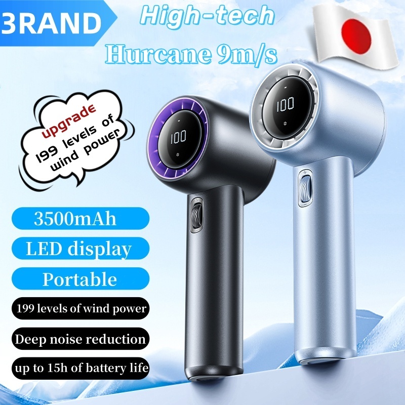 Mini fan Rechargeable High speed Handheld fan multi speed adjustment ...