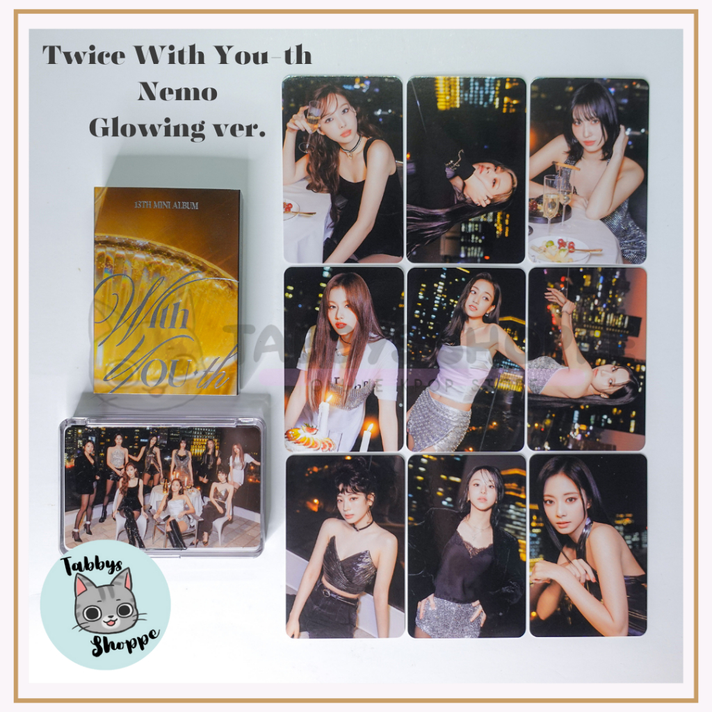 [ONHAND] TWICE With You-th Nemo Ver. Official Photocards - Glowing Version | Shopee Philippines