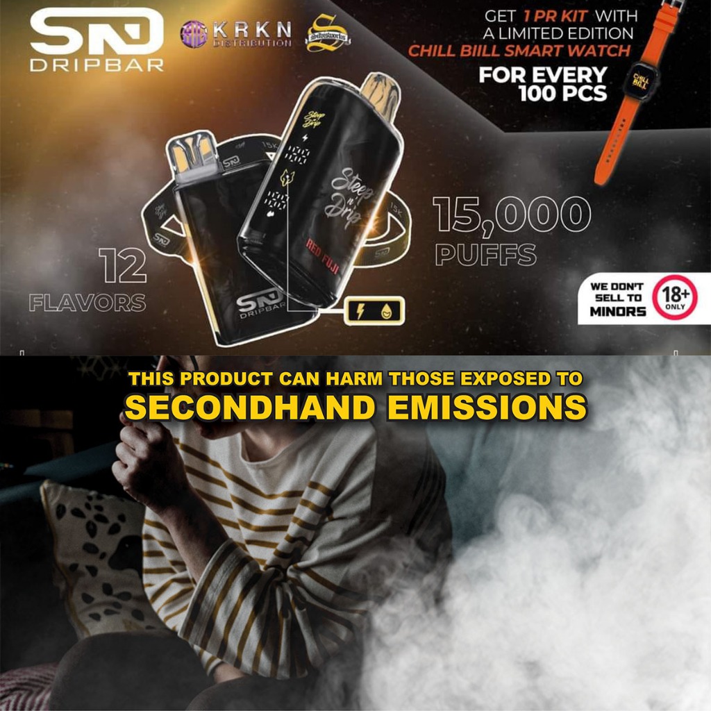 Steep n Drip Dripbar disposable pod 15k puffs | Shopee Philippines