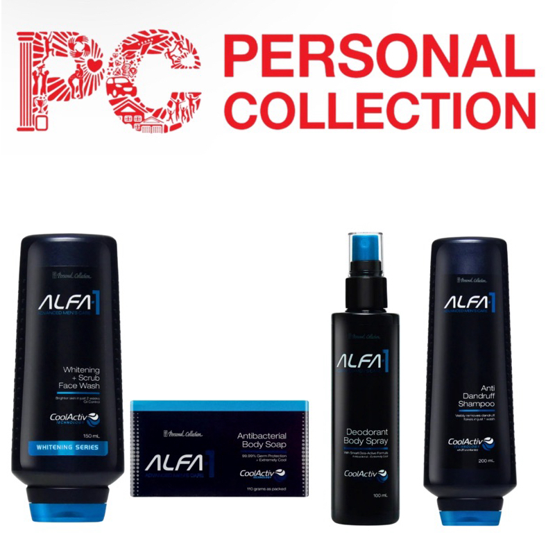 PERSONAL COLLECTION ALFA facial wash, body soap, body spray, shampoo ...