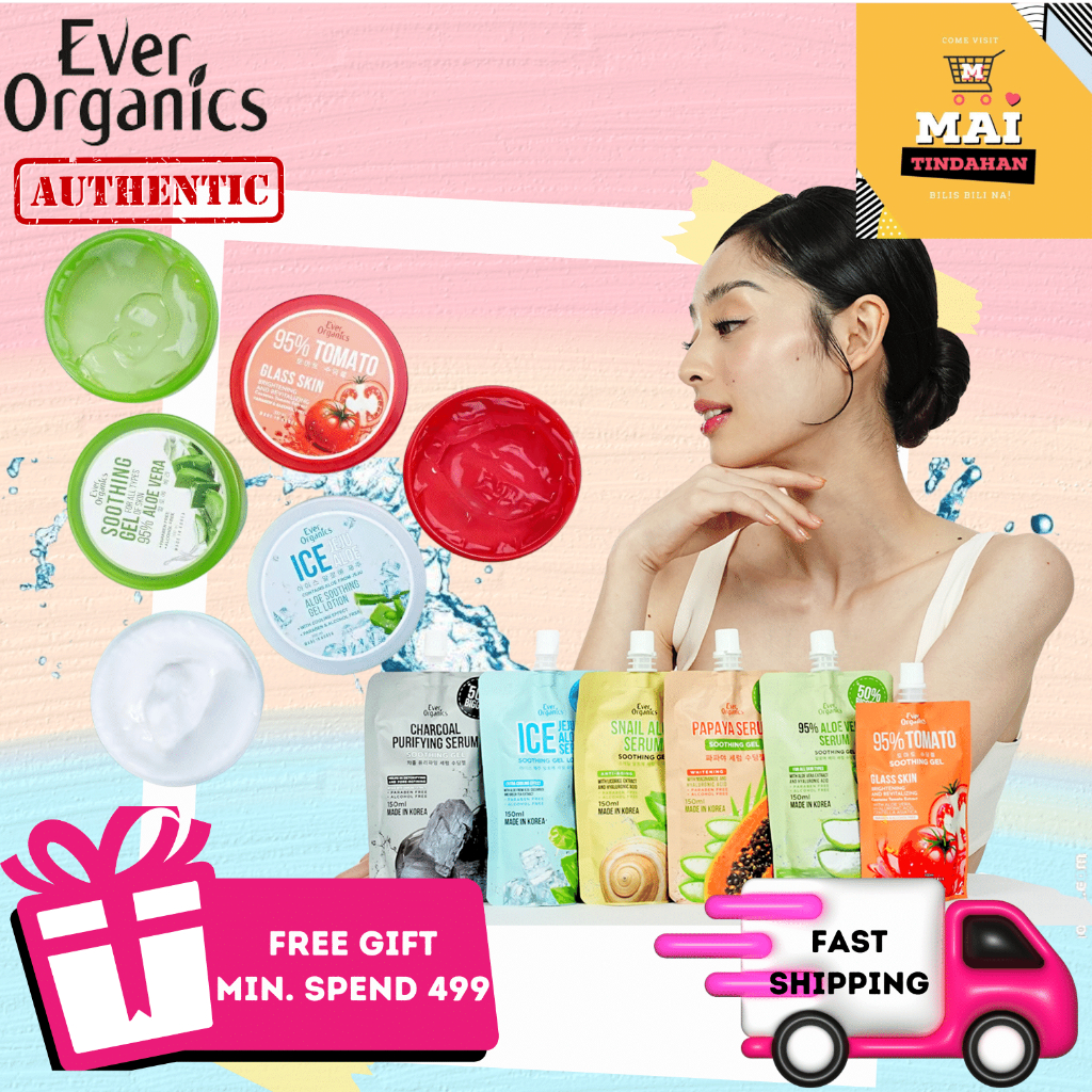 Ever Organics Soothing Gel Serum 150ml AND 300ml by Ever Bilena ...