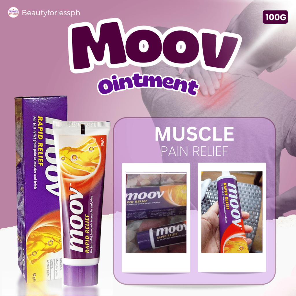 AUTHENTIC Moov Rapid Relief Cream 100grams | Shopee Philippines