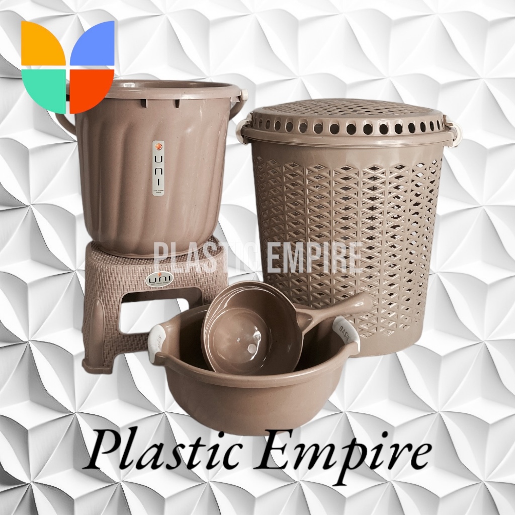 Uniglobal 5 in1 Home Essentials Laundry Basket/Basin/Tabo/Pail/Stool ...