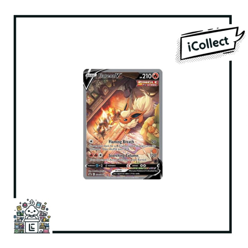 Pokemon TCG: Flareon V SWSH179 | Shopee Philippines