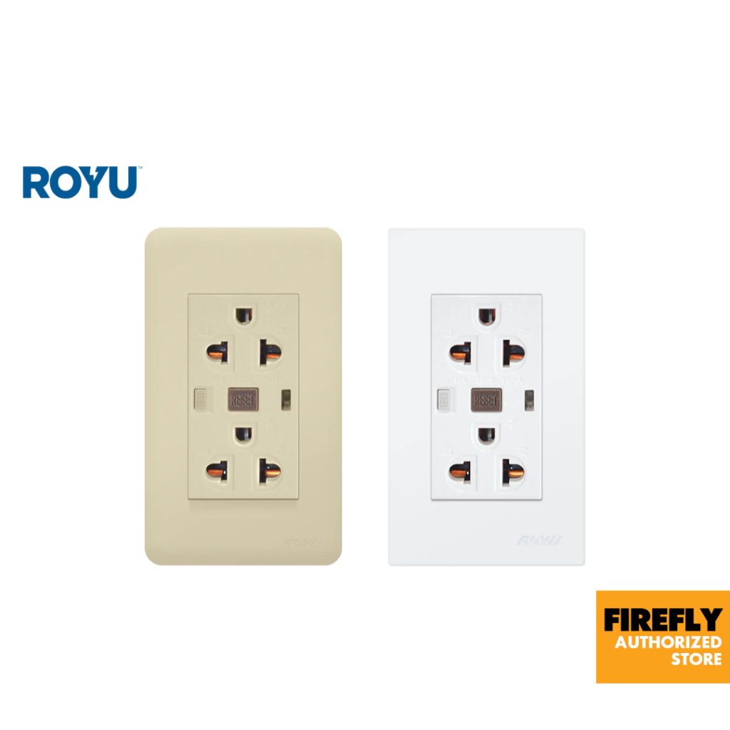 Duplex Ground Fault Circuit Interrupter GFCI Outlet Set | Shopee ...